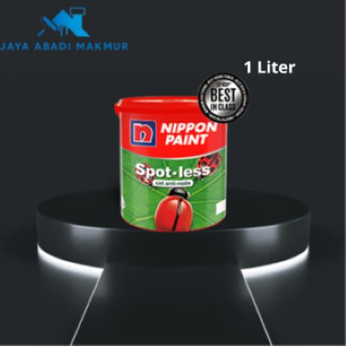 Jual Nippon Paint Spot-less 1 Liter / Cat Premium Tembok Interior Anti ...