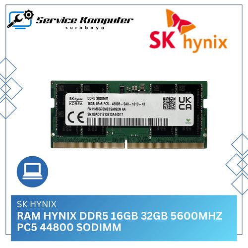Jual Memory RAM Laptop Hynix DDR5 16GB 32GB 5600MHz PC5 44800 SODIMM Alienware M18 R2 Legion 9i ...