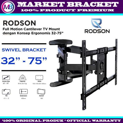 Jual Bracket TV 75 70 65 60 55 50 43 40 32 Inch breket swevel R5 - R5 ...