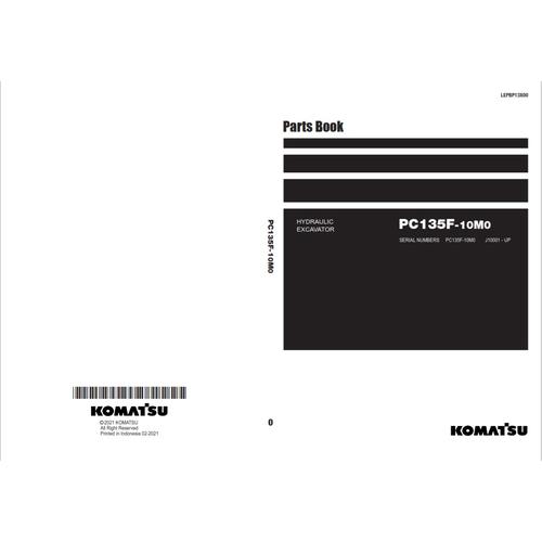 Jual Parts Catalog Excavator Komatsu PC135F-10M0 versi pdf - Kota Surabaya - Parts Catalog Alat ...