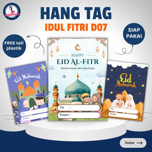 Jual Hang tag idul fitri hangtag ramadhan hari raya eid mubarak kartu ...