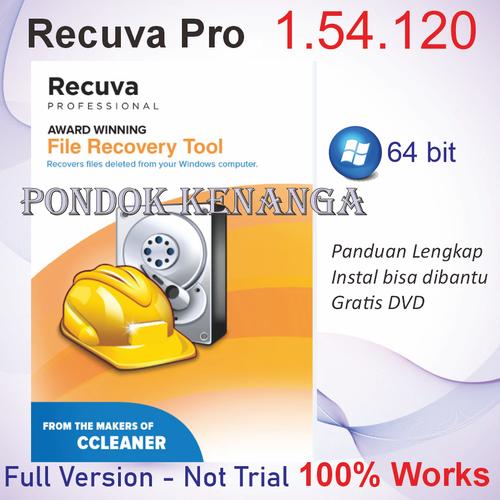Jual Recuva Pro - Full Version, Lifetime - Kota Bekasi - Pondok Kenanga Tekno | Tokopedia