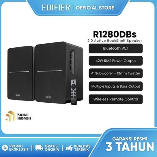 Promo Edifier R1280DBs Bluetooth Speaker with Multiple Inputs & Bass Output, Edifier R1280 DBs ...