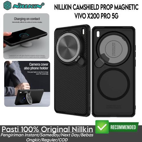 Jual Case Vivo X200 Pro 5G NILLKIN Camshield Prop Magnetic MagSafe Flip ...