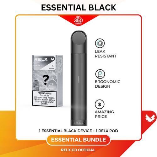Promo RELX Bundle Essential Black Device and Pod - Banana Freeze ...