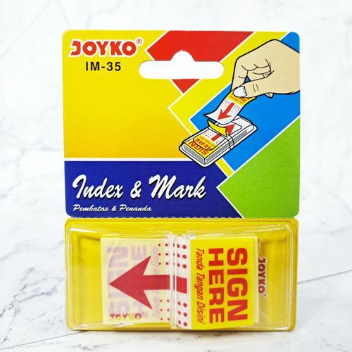Jual Joyko IM-35 Index & Mark "Sign Here Tanda Tangan Disini" 50 Lembar ...