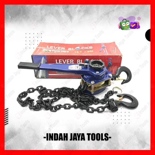 Promo LEVER BLOCK 1.5 Ton x 3 Meter - Lever Hoist Kotrek Alat Angkut ...