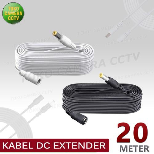 Jual KABEL DC POWER EXTENDER 20 METER SAMBUNGAN KABEL EXTENSION 20M ...