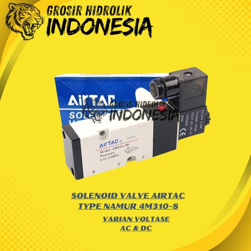 Jual 4M310-08 SOLENOID VALVE NAMUR SOLENOID VALVE AIRTAC 4M310-08 AC220/AC110/DC24/DC12 ...