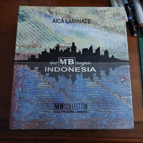 Jual BUKU SAMPLE MATERIAL AICA HPL UNTUK INTERIOR ARSITEKTUR PREMIUM ...