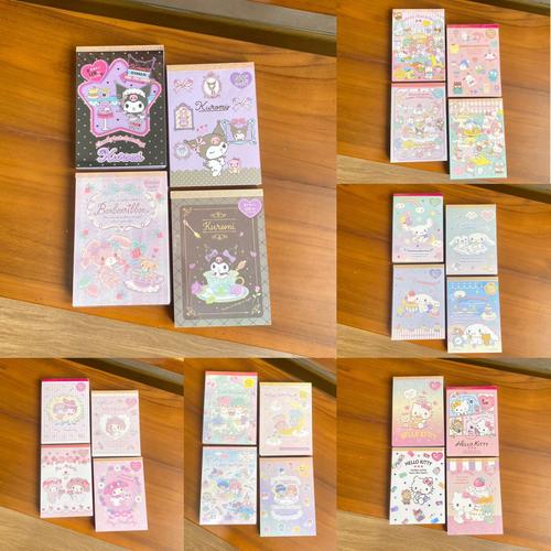 Jual Memopad 8 Design Notes Notepad Catatan Buku Notebook Sanrio Kuromi ...
