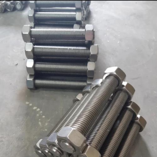 Jual Stud Bolt M24 x 160mm SS 316, Baut Stainless Steel 316, Baut Mur ...