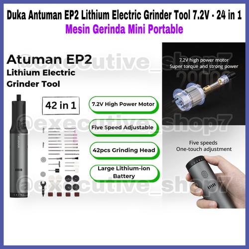 Jual Duka Atuman EP2 Lithium Electric Grinder Tool 7.2V - 24 in 1 ...