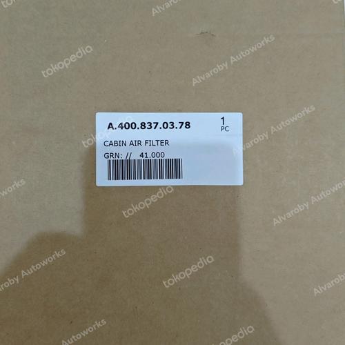 Jual AIR FILTER / RECIRCULATION FILTER AXOR 4008370378 A4008370378 ...