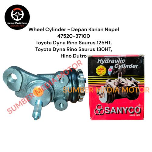 Jual Sanyco Wheel Cylinder Depan Kanan Nepel 47520-37100 Toyota Dyna ...