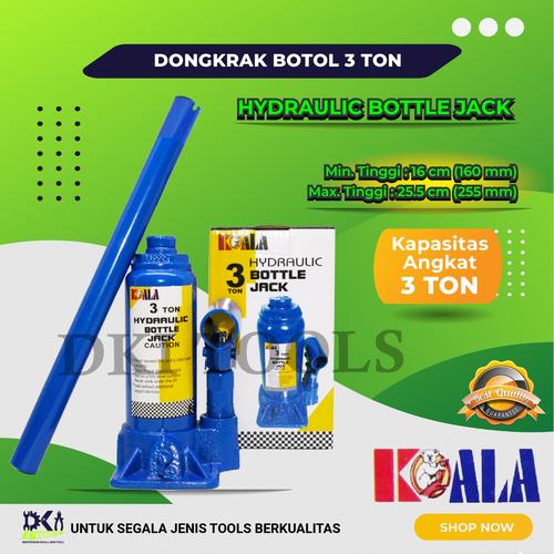 Jual Dongkrak Botol 3 Ton Hidrolik Hydraulic Jack untuk Truck Mobil ...