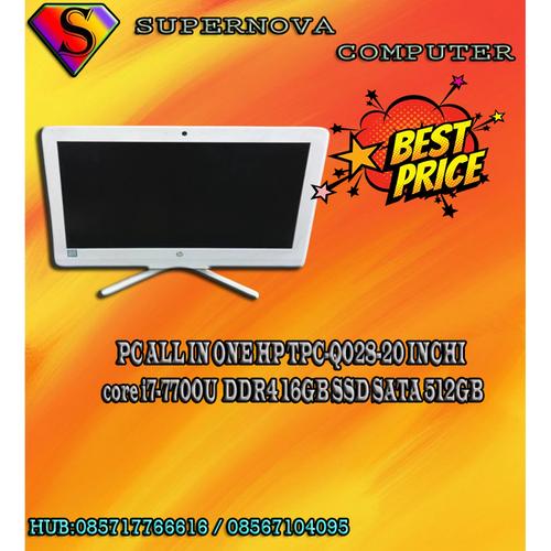 Jual PC ALL IN ONE HP TPC-Q028-20 INCHI core i7-7700U DDR4 16GB SSD SATA 512GB - Jakarta Pusat ...