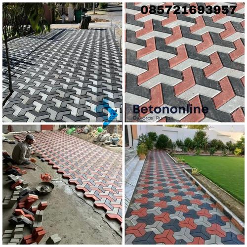 Jual PAVING BLOCK V 3D PRESS MESIN HIDROLIK / SUDAH TERMASUK BONGKAR ...