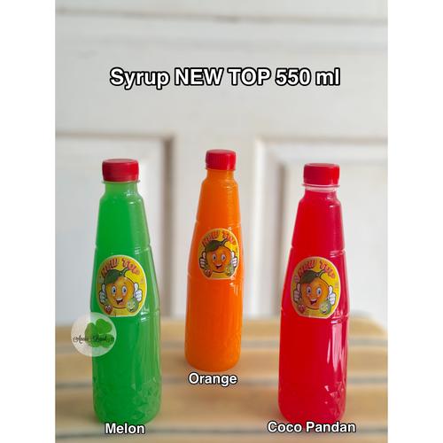 Jual 12 pcs Sirup Lebaran New Top 550 ml orange syrup sirup jeruk ...