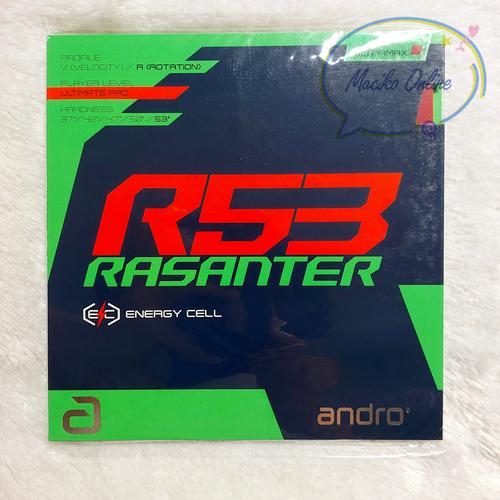 Jual Andro Rasanter R53 ~ Karet Pingpong Andro Rasanter R53 MAX - Merah ...