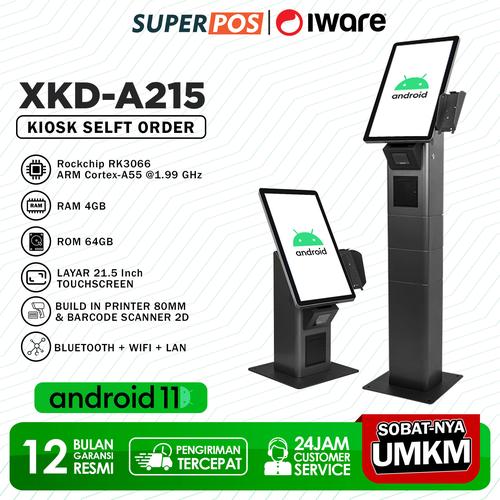 Promo Mesin Kasir All in One POS Touchscreen Iware XKD-A215 Kiosk Self ...