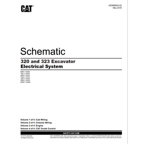 Jual Schematic Electrical System Excavator CAT 320 NG versi pdf - Kota ...
