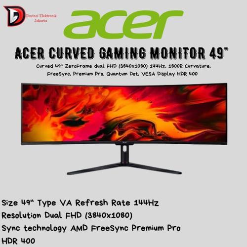 Jual ACER CURVED GAMING MONITOR EI491CR 49" DFHD 144HZ FREESYNC PREMIUM ...