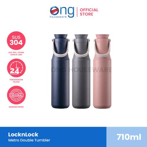 Promo Botol Termos Minum Metro Hot & Cool 710ml Lock n Lock LHC4203 LHC 4203 - Abu-abu - Kota ...
