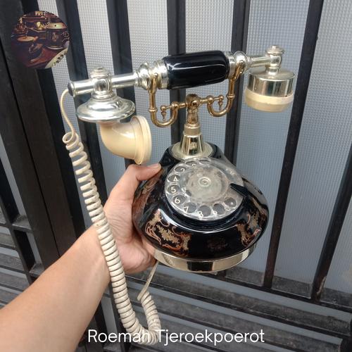 Jual Classic Telephone Retro Telephone Rotary Vintage Telephone Telepon ...