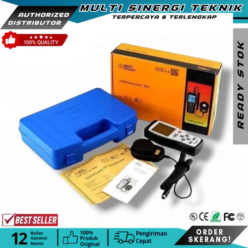 Jual Lux Meter Smart Sensor AS823 Sertifikat Kalibrasi Light Tester AS ...