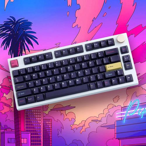 Jual GMK Future Funk Keycaps Cherry Profile PBT DYE-SUB 151 Keys Keycap ...