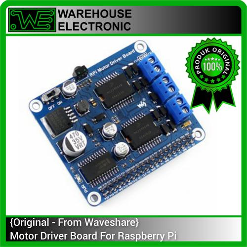Jual Raspberry Pi Expansion Board DC Motor Stepper Motor Driver - ORIGINAL Waveshare RPi Motor ...