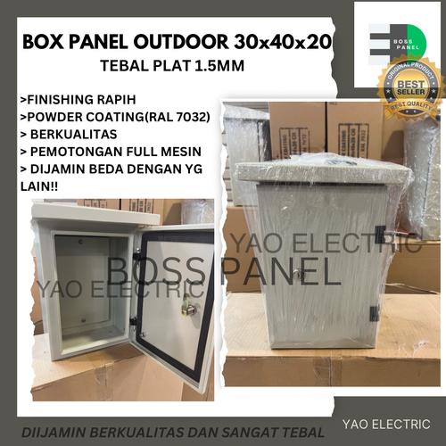 Jual Box panel listrik Outdoor 30x40x20 Tebal plat 1.5MM Berkualitas ...