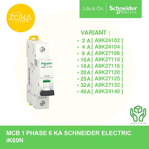 Jual MCB SCHNEIDER 1 PHASE iK60N 1P 2A 4A 6A 10A 16A 20A 25A 32A 40A ORI - 2A - Jakarta Pusat ...