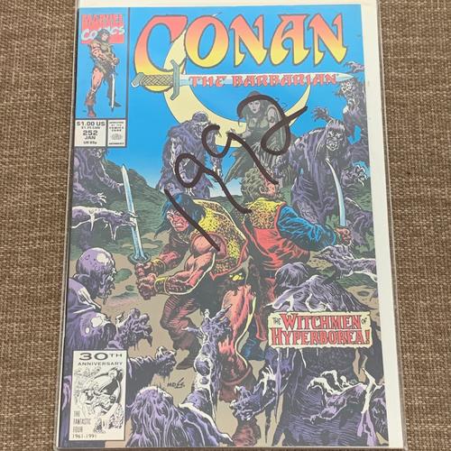 Jual MARVEL COMICS: CONAN THE BARBARIAN #252 1992 by ALFREDO ALCALA ...