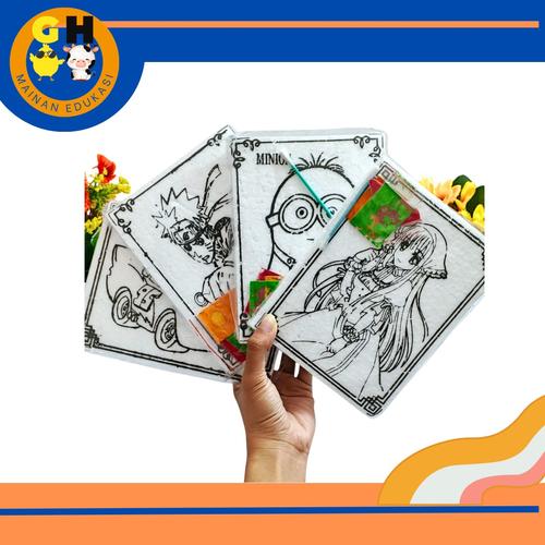 Jual Buku Mewarnai Drawing Book 5 Varian Magic Painting Mewarnai ...