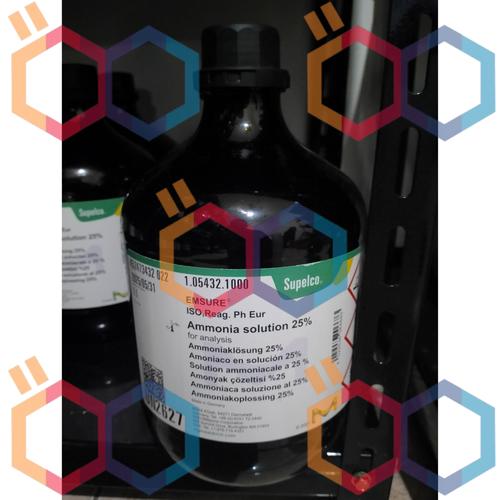 Jual Ammonia Solution / Larutan Amonia 25% Pro Analis Merck 105432 1 Liter - Kota Bandung ...
