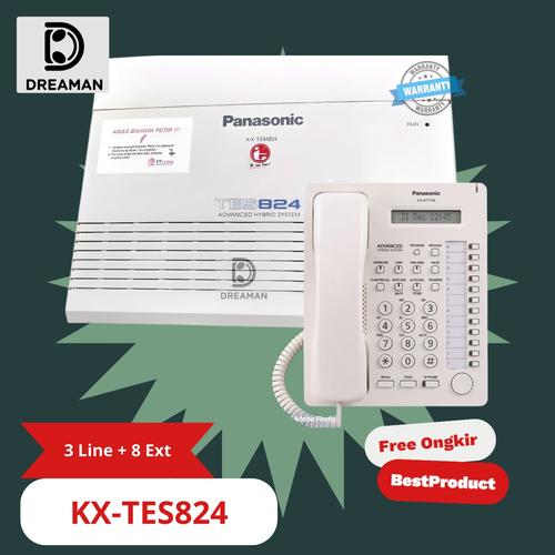 Jual Panasonic KX- TES824 PABX & Telp AT7730 For Office, Hotel , etc ...