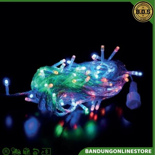 Jual Lampu Hias String Led 25 Meter 13.5 Watt Rgb Krisbow Lampu ...