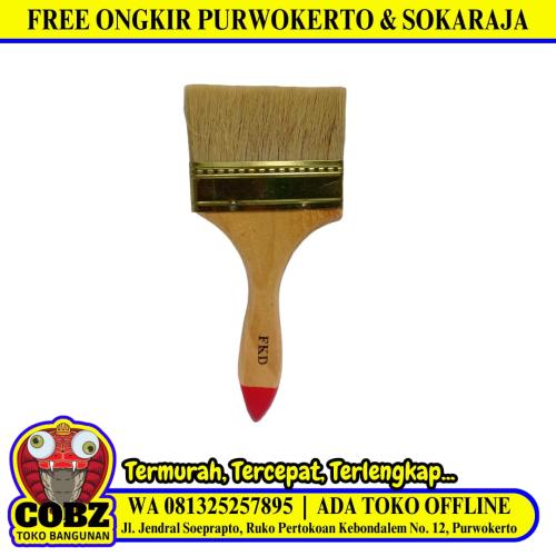 Jual 4 IN / FKD Kuas Cat Tembok Kayu Besi Air Acyrlic Paint Brush - Kab. Banyumas - COBZ ...