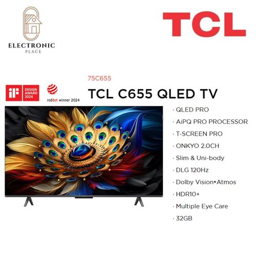 Jual TCL 75C655 QLED PRO 4K UHD Smart Google TV w/ ONKYO 2.1CH 75 Inch - 85 inch - Jakarta Barat ...