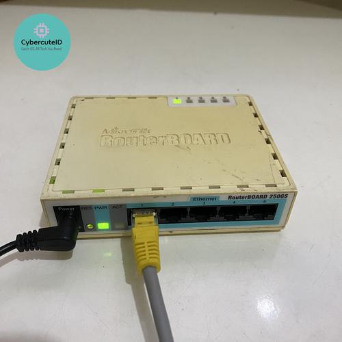 Jual Mikrotik RB 250GS | 5 Port Gigabit Switch | SWOS OS | Smart ...