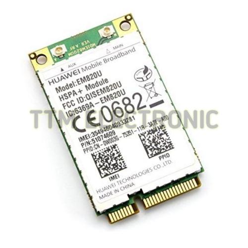 Jual Huawei, EM820U 3G WCDMA GSM WWAN Mini PCI-E Card HSPA+ 21Mb ...