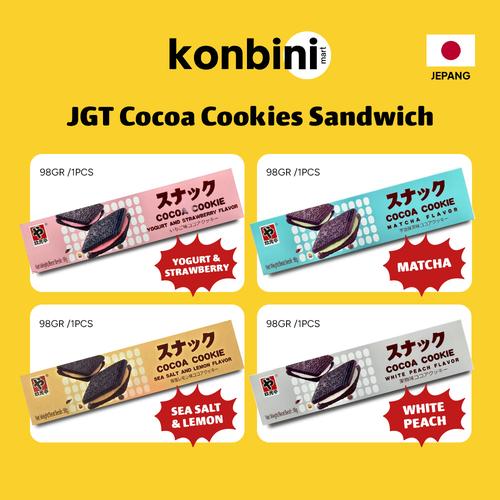 Promo KONBINI JEPANG - JGT Cocoa Cookies Sandwich 98gr Biscuits Sandwich - Matcha - Jakarta ...