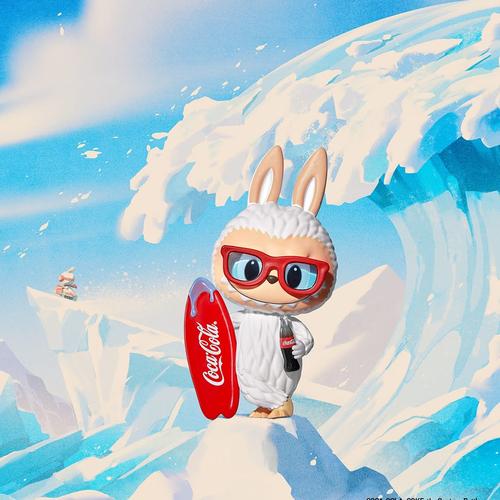 Promo Labubu Coca Cola Surf with me - Pop Mart The Monsters Coca Cola ...