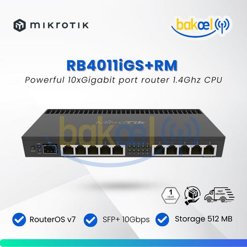 Jual Mikrotik RB4011iGS+RM Rackmount Gigabit Router - Kota Surabaya ...