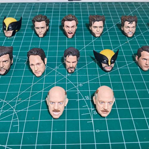 Jual MARVEL LEGENDS HEAD SCULPT 1:12 AVENGERS CAPTAIN AMERICA LOGAN ...