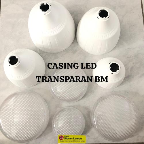 Jual Casing LED Transparan BM - Kop LED Cover Lampu LED - 20 Watt - Kab ...