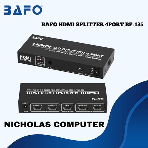 Jual HDMI Splitter/Splitter HDMI 4 Port 4K Bafo BF-135 - Kota Semarang ...