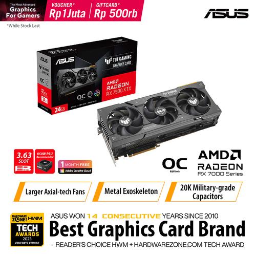 Jual Asus RX7900XTX TUF-RX7900XTX-O24G-GAMING Graphics VGA Gaming XTX ...